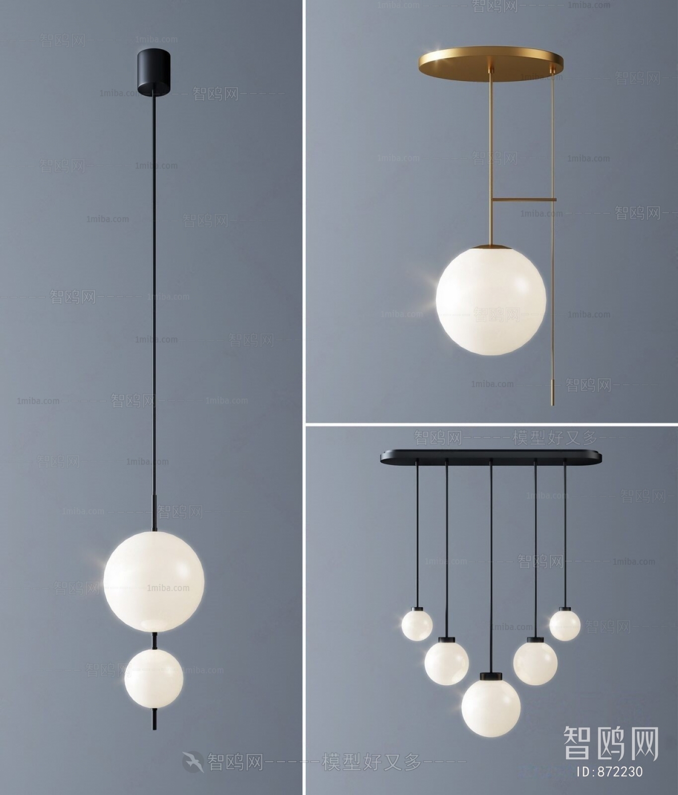 Modern Droplight 3D Model Download - Model ID.812893729 | 1miba