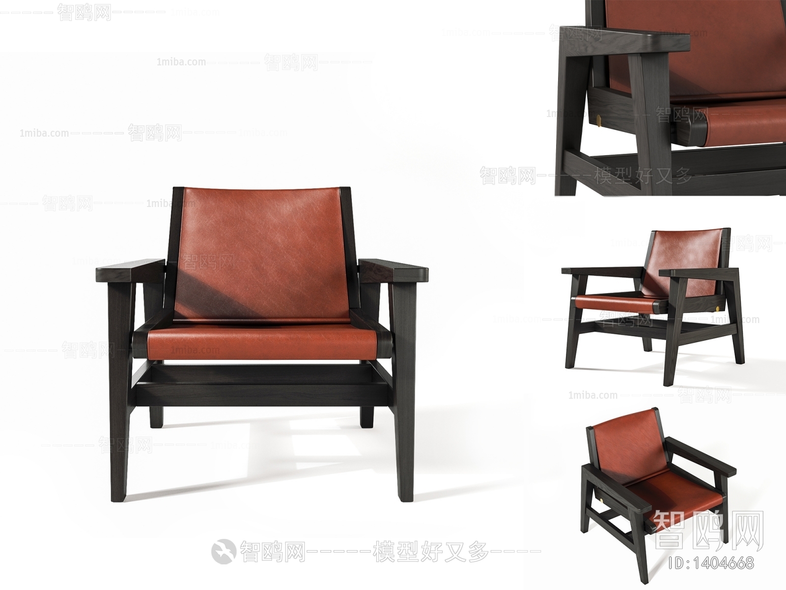 Modern Lounge Chair 3D Model Download - Model ID.240249624 | 1miba