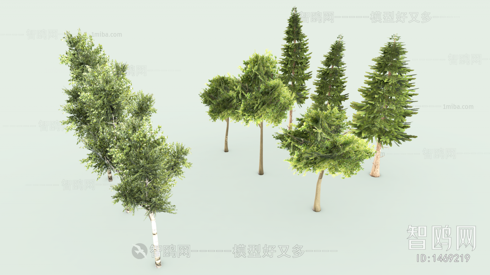 Modern Tree 3D Model Download - Model ID.464112047 | 1miba