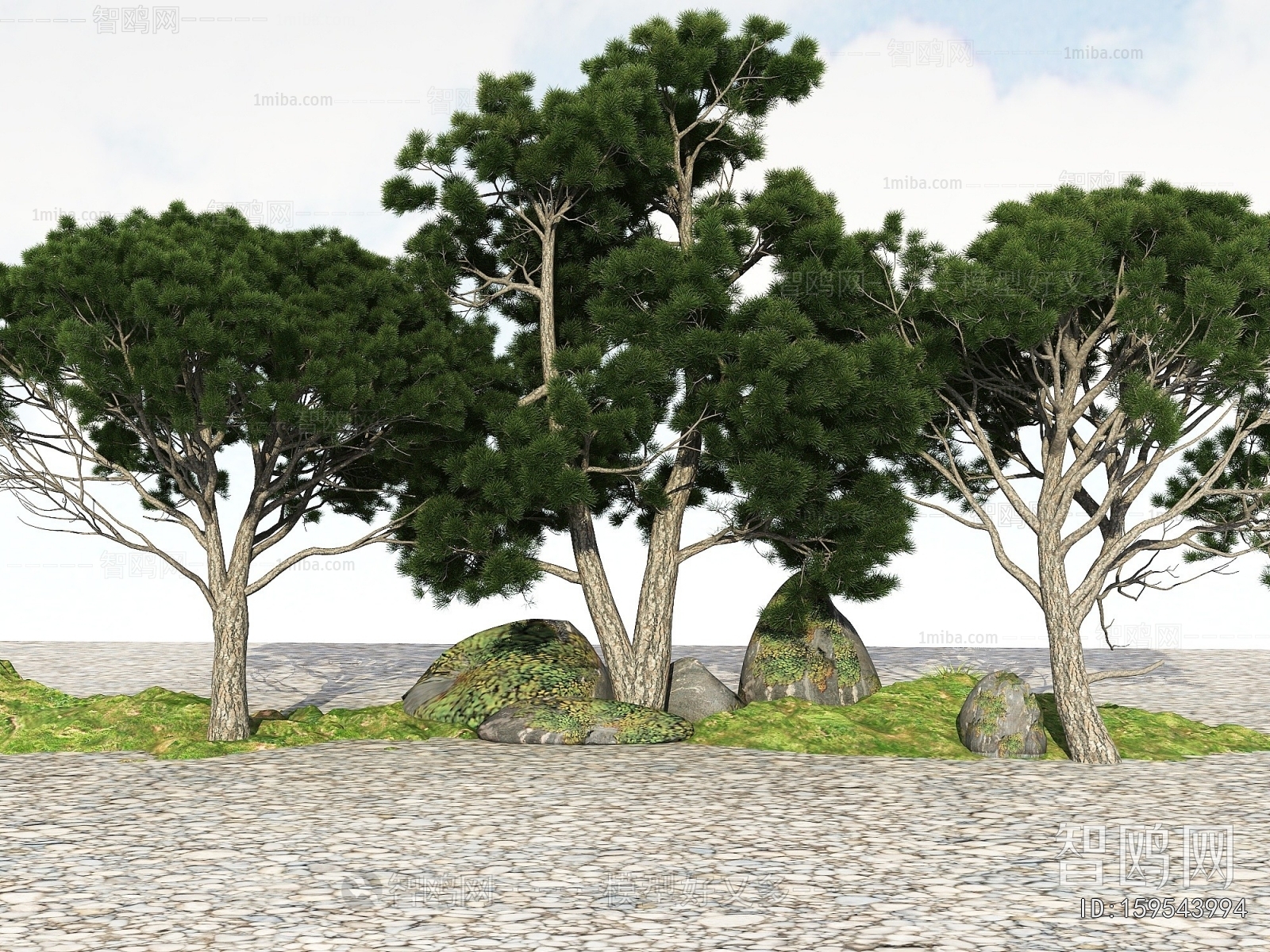 Modern Tree 3D Model Download - Model ID.159543994 | 1miba